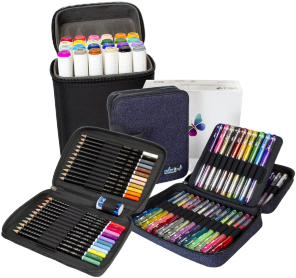Colorit Sampler Bundle - Colorit Colored Pencil Set Of 24 - Includes ...