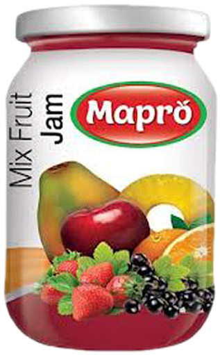 Mapro Jam Strawberry 500g Jar (640x640), Png Download