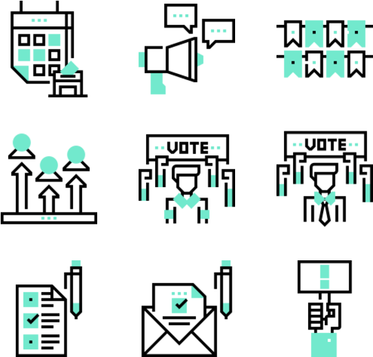 Voting Elections - Diagram (600x564), Png Download