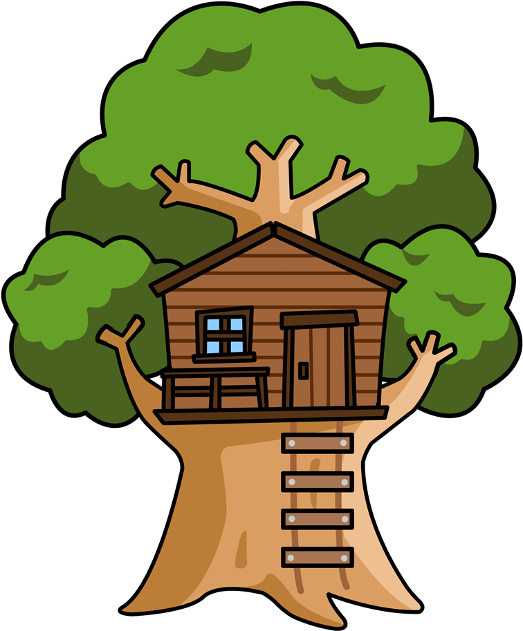 Download Free Cartoon Tree House Clip Art - Clipart Of Tree House ...