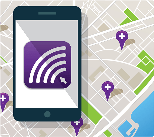Wifi Hotspots - Map (700x700), Png Download