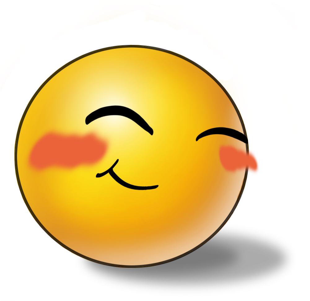 Download Blushing Clipart - Blushing Smiley Face Gif | Transparent PNG ...