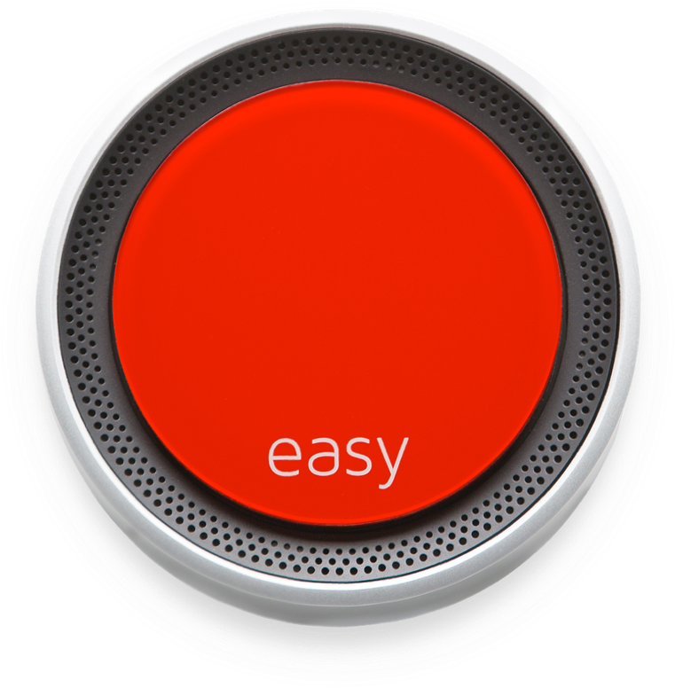 Easy Button Final - Circle (761x776), Png Download