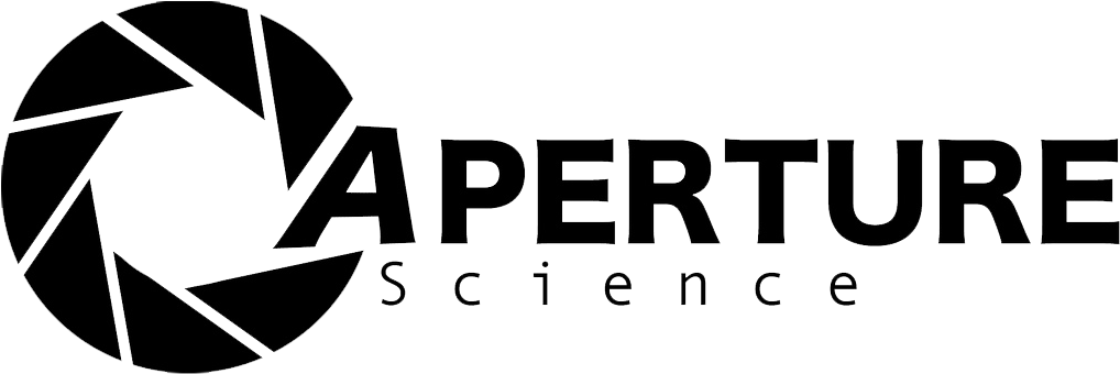 Aperture Science Logo Png - Aperture Science (1024x341), Png Download