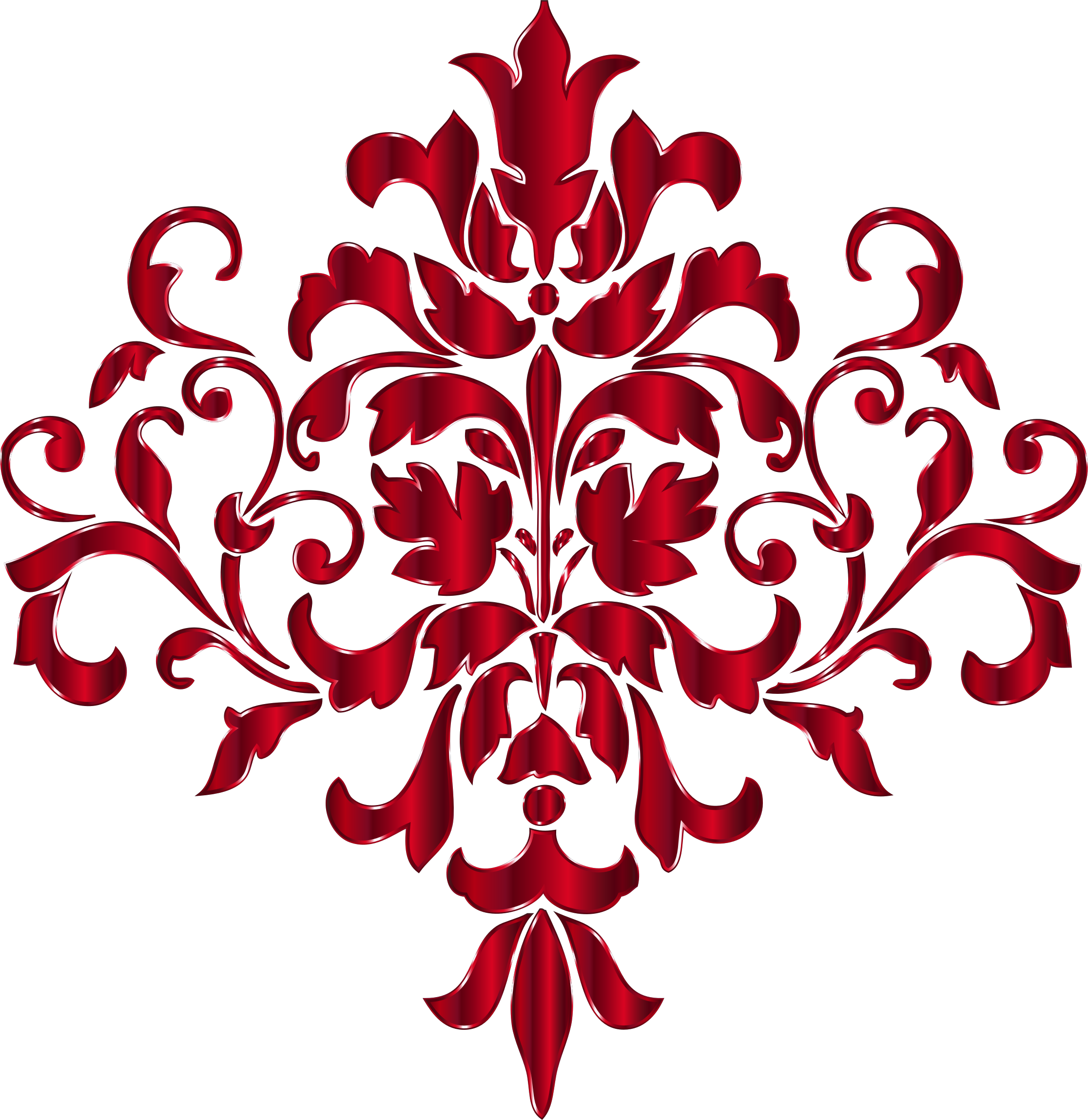 Green Flower Bed Clipart Png - Red Design No Background (2232x2297 ...