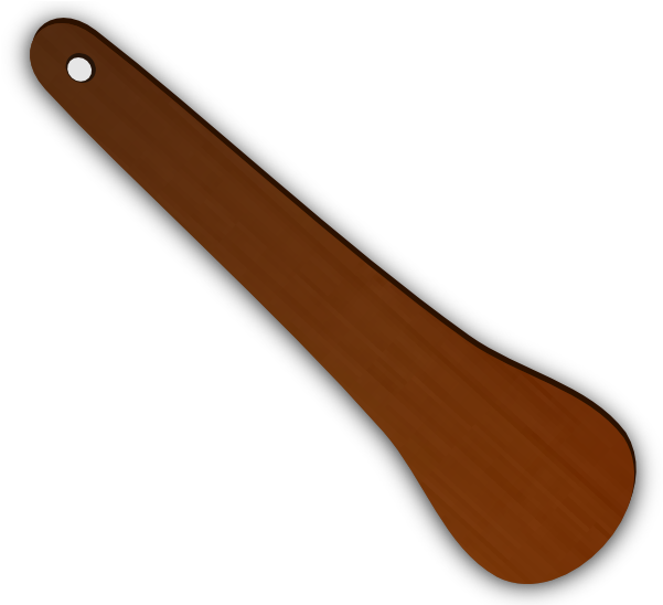 Wooden - Sendok Kayu Vector (600x560), Png Download