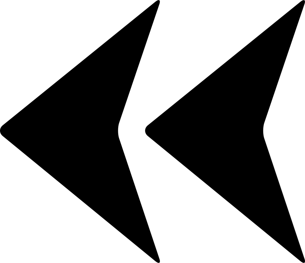 Double Arrowhead Pointing To Left Comments - Punta De Flecha Dibujo ...