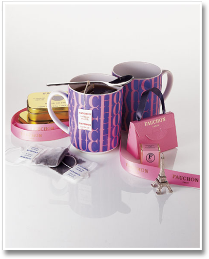 Teas » Fauchon Tea Set - Fauchon (449x550), Png Download