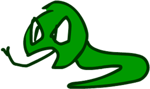 Snake Mouth Open - Bfdi Snake (515x311), Png Download