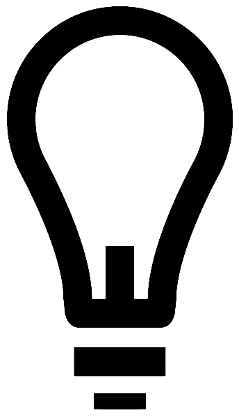 Lightbulb - Emblem (563x606), Png Download