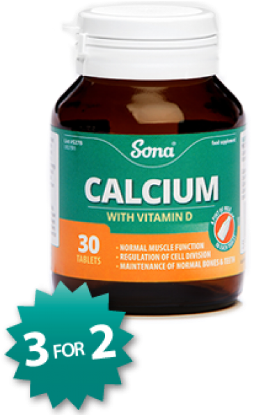 Calcium With Vitamin D - Calcium Sona (500x600), Png Download
