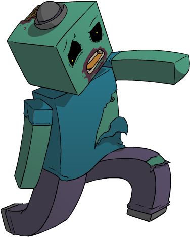 Download Zomb - Zombie Minecraft Epic Minequest | Transparent PNG ...