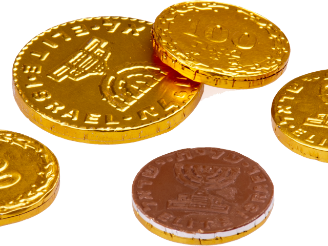 Coins Png Transparent Images - Chocolate Coins Png (640x480), Png Download