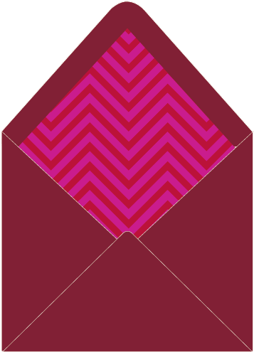 Zig Zag Envelope Liner - Envelope (424x521), Png Download