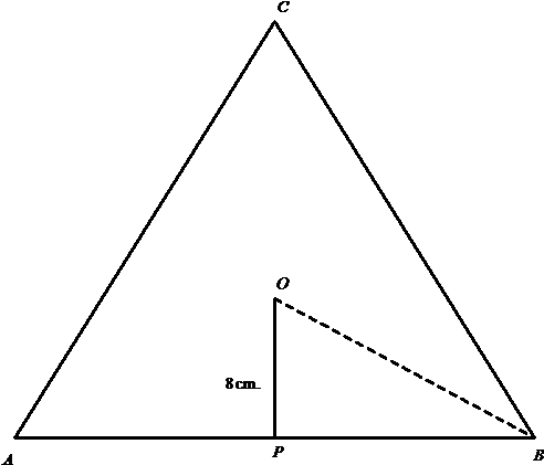 From The Above Equilateral Triangle - Apothem Of Equilateral Triangle ...
