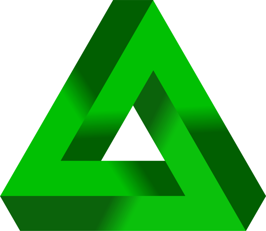 Download Penrose Triangle Drawing Line Art - Penrose Triangle ...