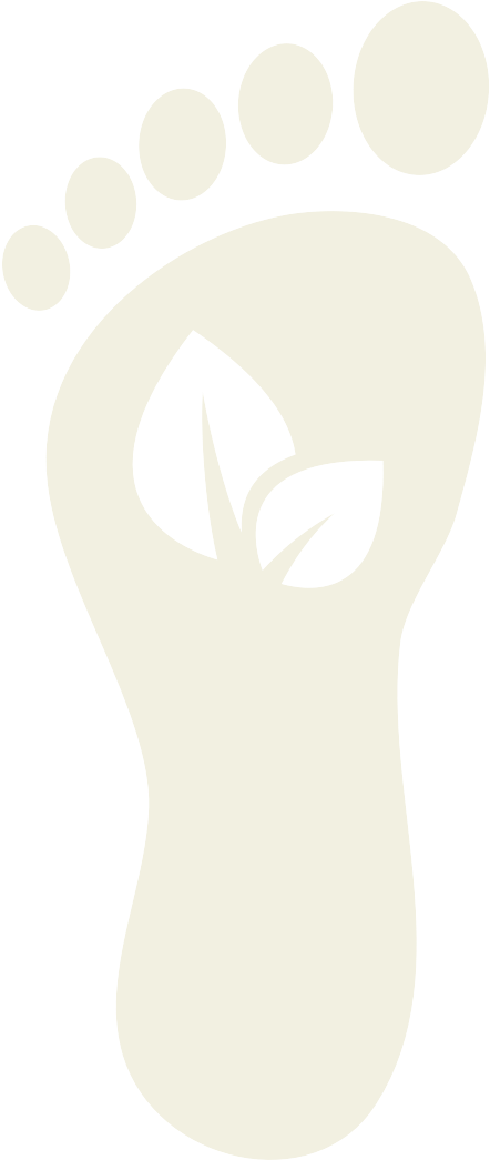 Clean My Footprint - Carbon Footprint Png White (1200x1200), Png Download