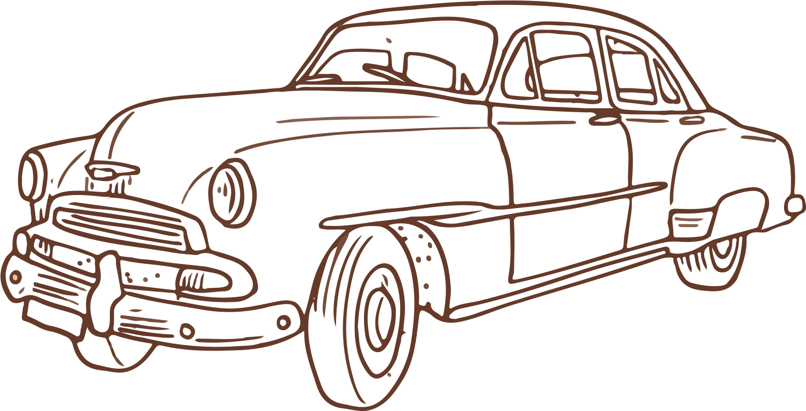 Download Png Royalty Free Download Automotive Drawing Classic - Car ...