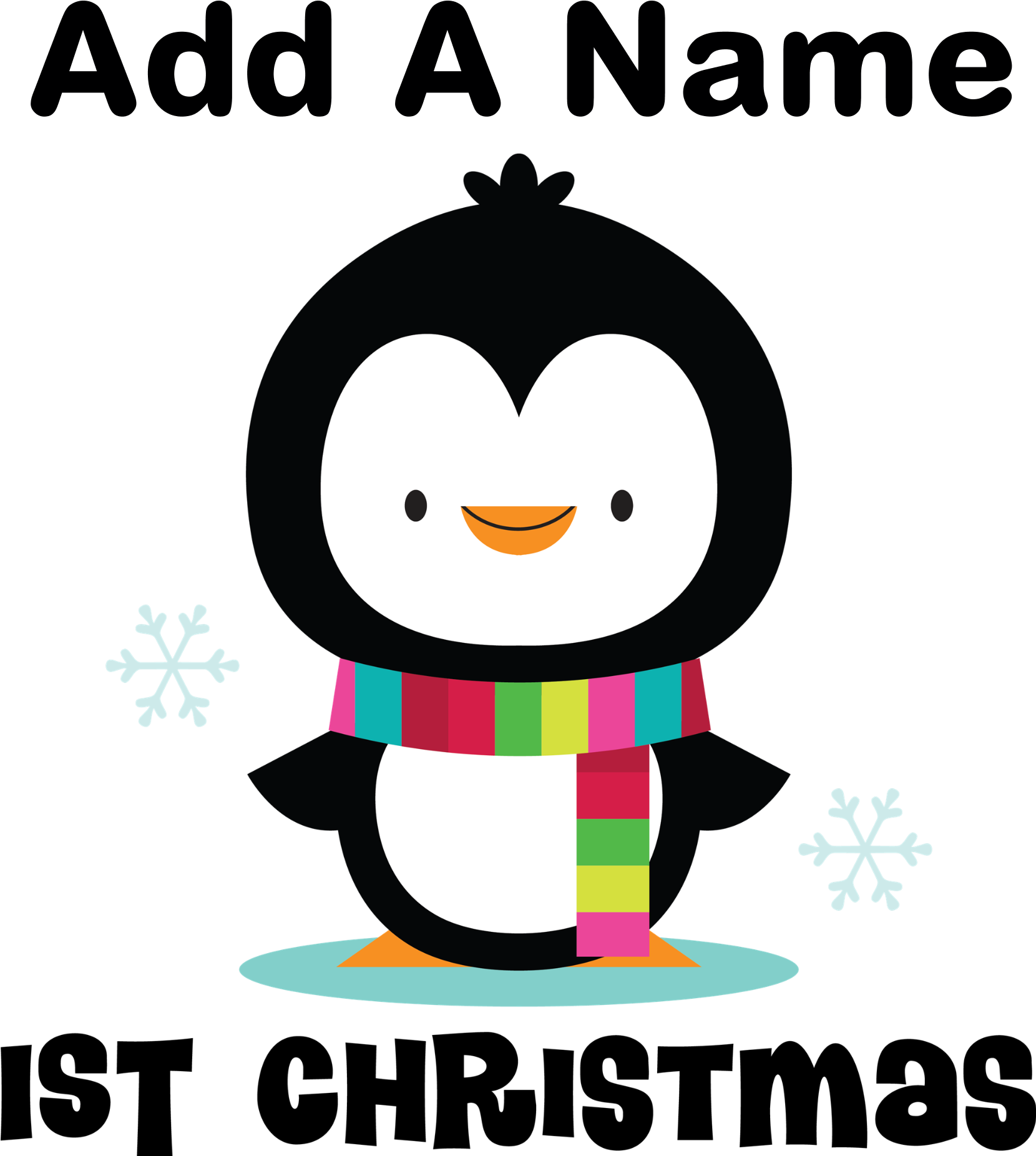 Cute Baby Penguin For Baby's 1st Christmas Has Room - Babys 1st ...