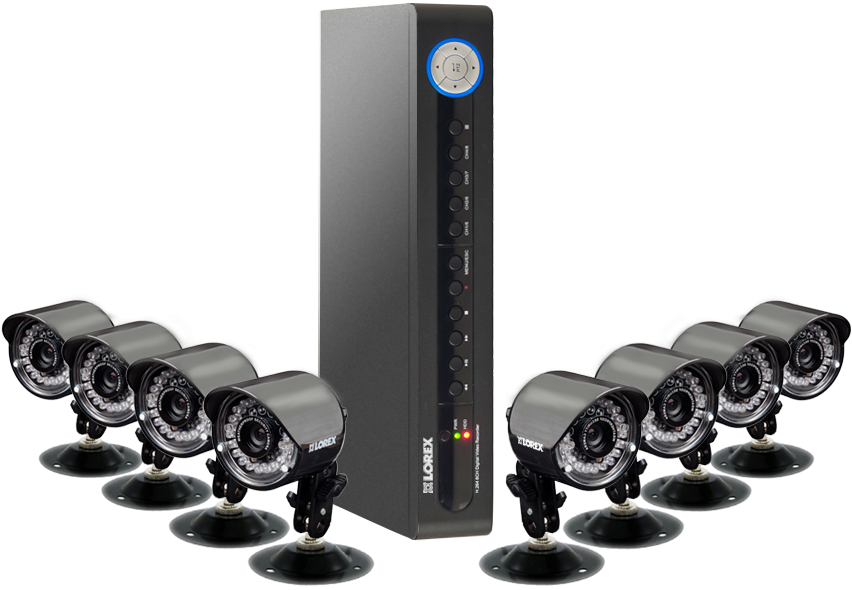Example Of Pc Security Camera System - Cctv Security Systems Png ...