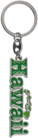 Kc Hawaii Shaka Hawaii Key Chain 2.5" X 1.125" (500x500), Png Download