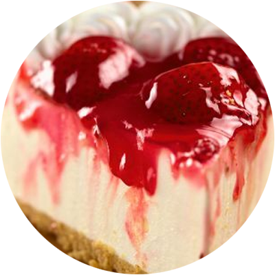 Strawberry Cheesecake Factory (400x400), Png Download