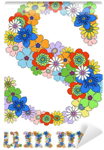 Letter S And Word Summer Floral - Craft (400x400), Png Download