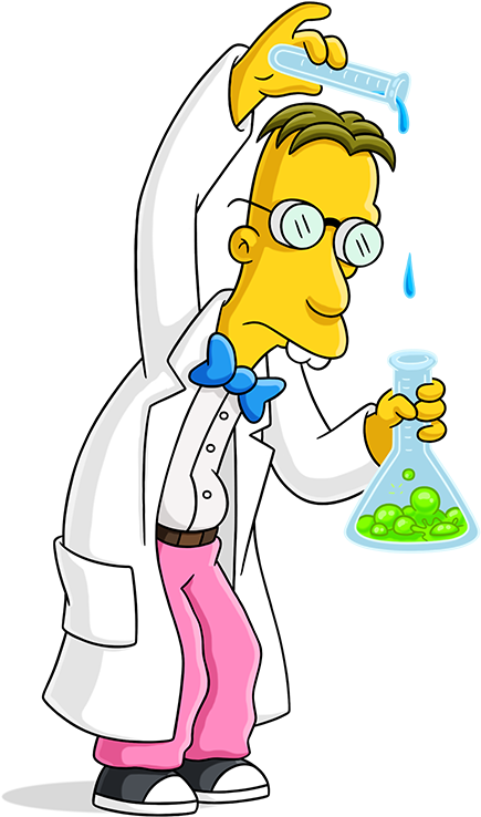 Professor Frink - Simpsons Professor Frink (550x960), Png Download