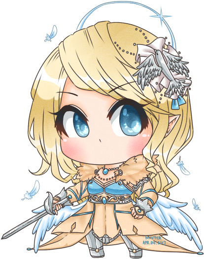 Exp Chibi Png Black And White Library - Library (421x527), Png Download