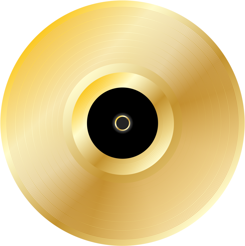 Transparent Records Gold - Portable Network Graphics (1000x1003), Png ...