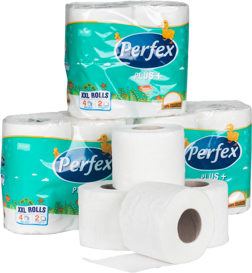 Toilet Paper Perfex Plus 4, - Toaletní Papír Perfex Plus, 2-vrstvý Bílý ...