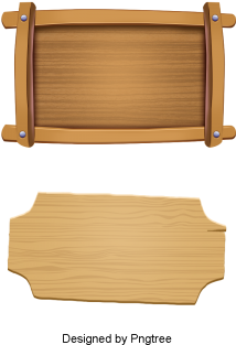 Exquisite Cartoon Cute Retro Wood Label Title Bar, - Psd (360x360), Png ...