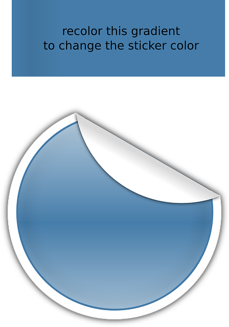 Sign, Blue, Circle, Advertising, Vector, Post, Peel - Post It Circular ...