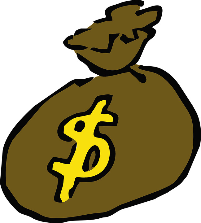 Money Bag Bank Rich Free Vector Graphic On Pixabay - Geldzak Png ...