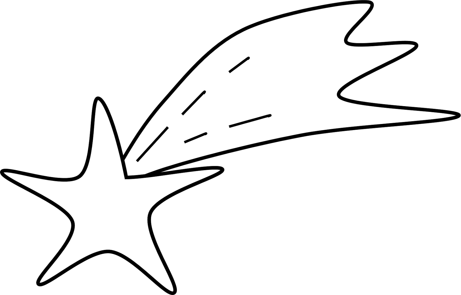 Download Leave - Printable Shooting Star Template | Transparent PNG ...