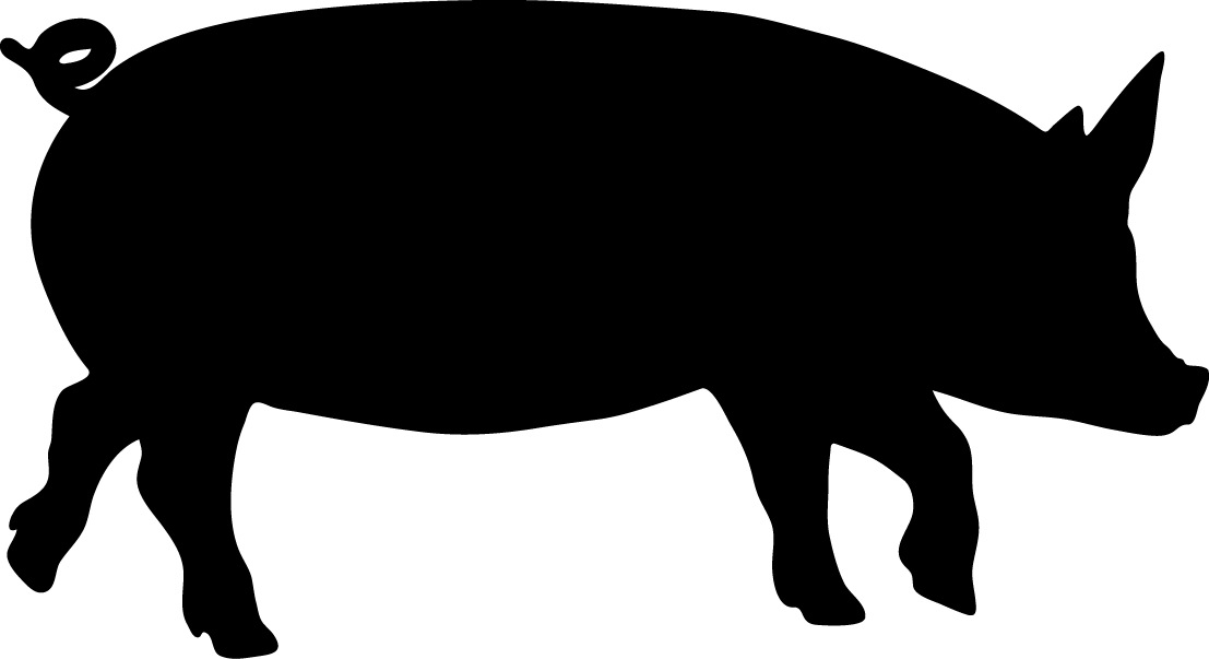 Pigs - Hog Raffle (1107x603), Png Download