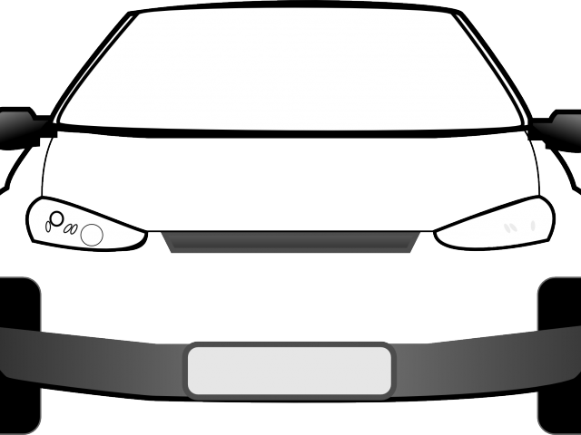 Car Clipart Clipart - Front Car Vector Png (640x480), Png Download