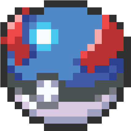 Download Pixel Art Pokemon Master Ball | Transparent PNG Download | SeekPNG