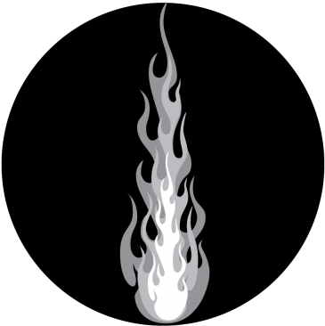 Great Ball Of Fire Gobo - Circle (400x400), Png Download