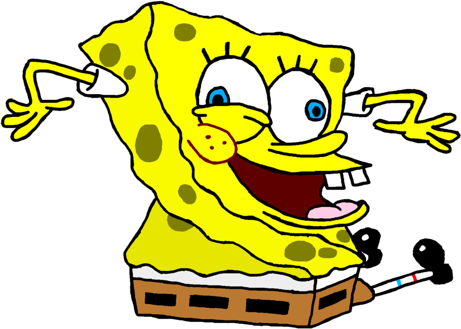 Creepy Spongebob By Jcpag - Creepy Spongebob (1024x724), Png Download