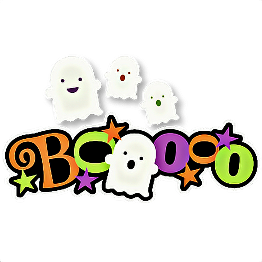 Boo Ghost Halloween Love Cute Ghost Sweet Ftehalloween - Clip Art ...