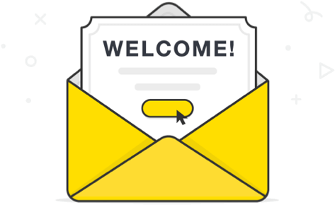 Welcome Email - - Email (480x297), Png Download