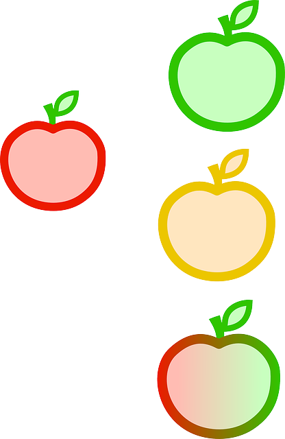 Red, Green, Apple, Food, Apples, Yellow, Cartoon - Apples Clipart ...