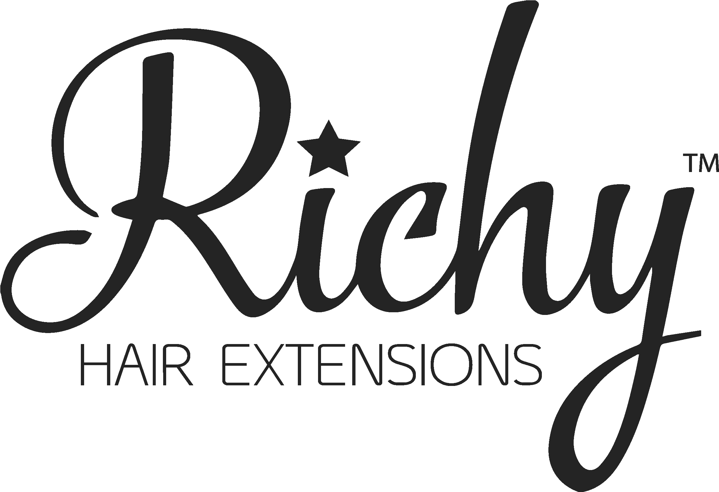 Richy Hair Extensions Logo (2526x1785), Png Download