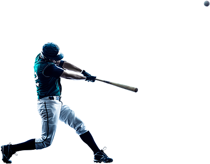 Full Body Baseball Player (500x375), Png Download