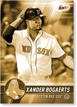 Download Xander Bogaerts 2017 Topps Bunt Baseball Base Cards - Baseball ...