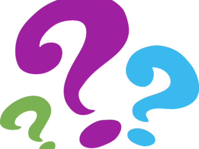 Two Question Marks Png (640x480), Png Download