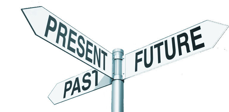 Technology Trends Past Present Future - Street Sign (847x380), Png Download