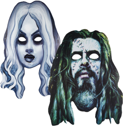 Download Rob Zombie Cardboard Halloween Masks - Rob Zombie Halloween ...