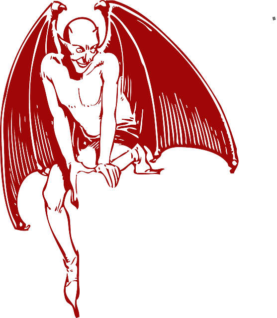 Devil - Angel And Devil Png (557x640), Png Download
